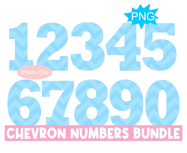 Chevron Numbers Png, Blue Numbers Png, Blue Numbers Sublimation ...
