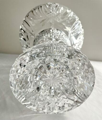 SHANNON CRYSTAL Ireland Trumpet Vase 24% Lead Crystal 12 Large Read ...