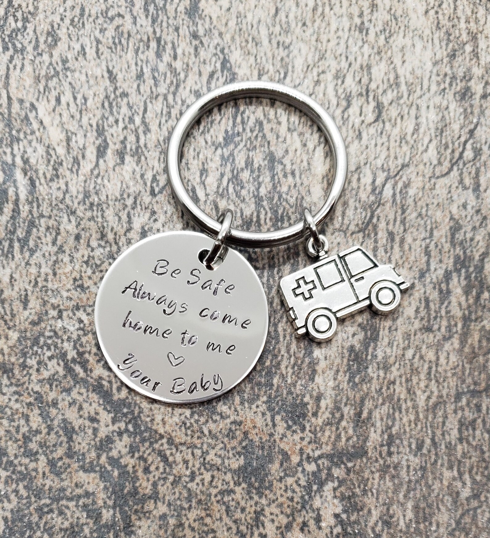 Paramedic Be Safe Keychain, Ambulance Keychain, Paramedic Keychain ...