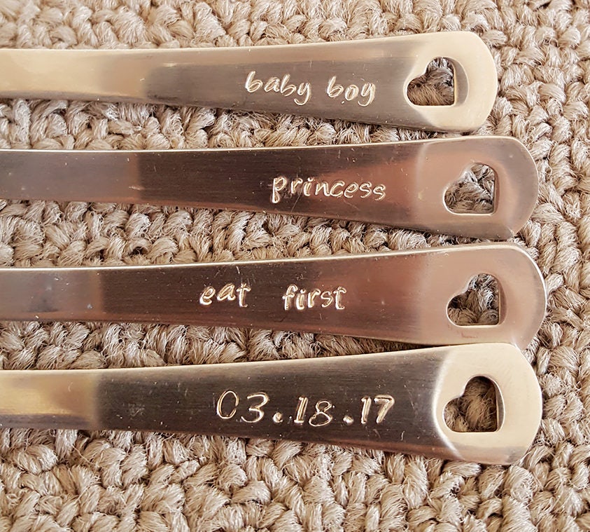 Personalized Baby Spoons Customized Baby First Spoon Baby - Etsy