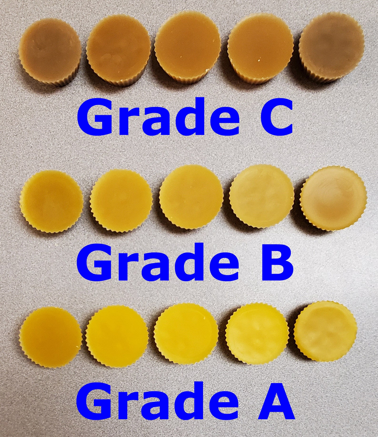 1 Ounce oz Natural Yellow Beeswax in Reese Cup Shape - Etsy