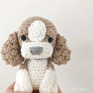 Customisable CAVALIER Crochet Amigurumi With Collar, Crochet Cavalier ...