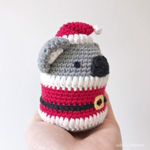 CHRISTMAS Koala Santa Crochet Amigurumi, Amigurumi Koala, Crochet Koala ...