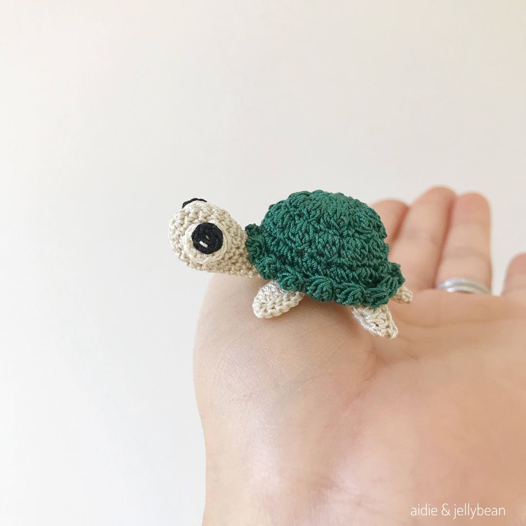 TINY TURTLE Crochet Amigurumi, Small Turtle, Turtle Gift, Turtle ...