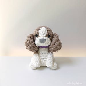 Customisable CAVALIER Crochet Amigurumi With Collar, Crochet Cavalier ...