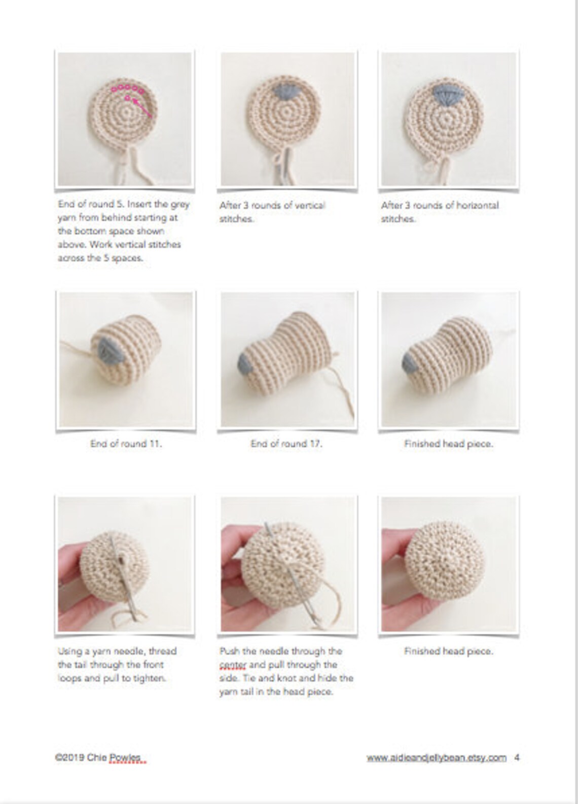 AMIGURUMI PATTERN/ Tutorial english Amigurumi Golden - Etsy