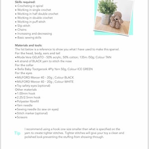 AMIGURUMI PATTERN/ Tutorial (english/español) Amigurumi Cockapoo Dog ...