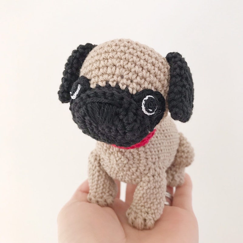 Crochet Pug - Etsy