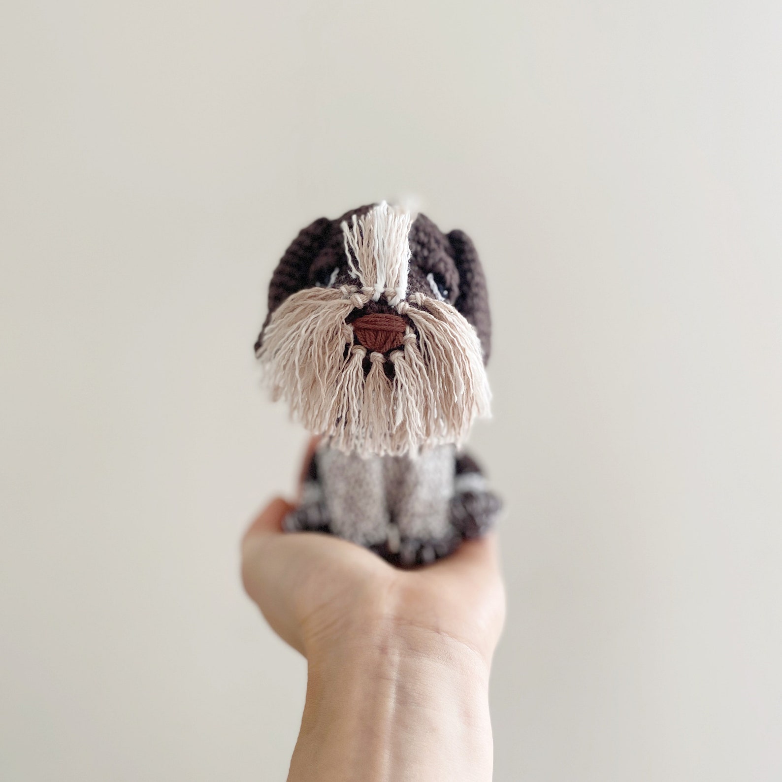 Customizable GERMAN WIREHAIRED POINTER Crochet Amigurumi, Crochet Dog ...