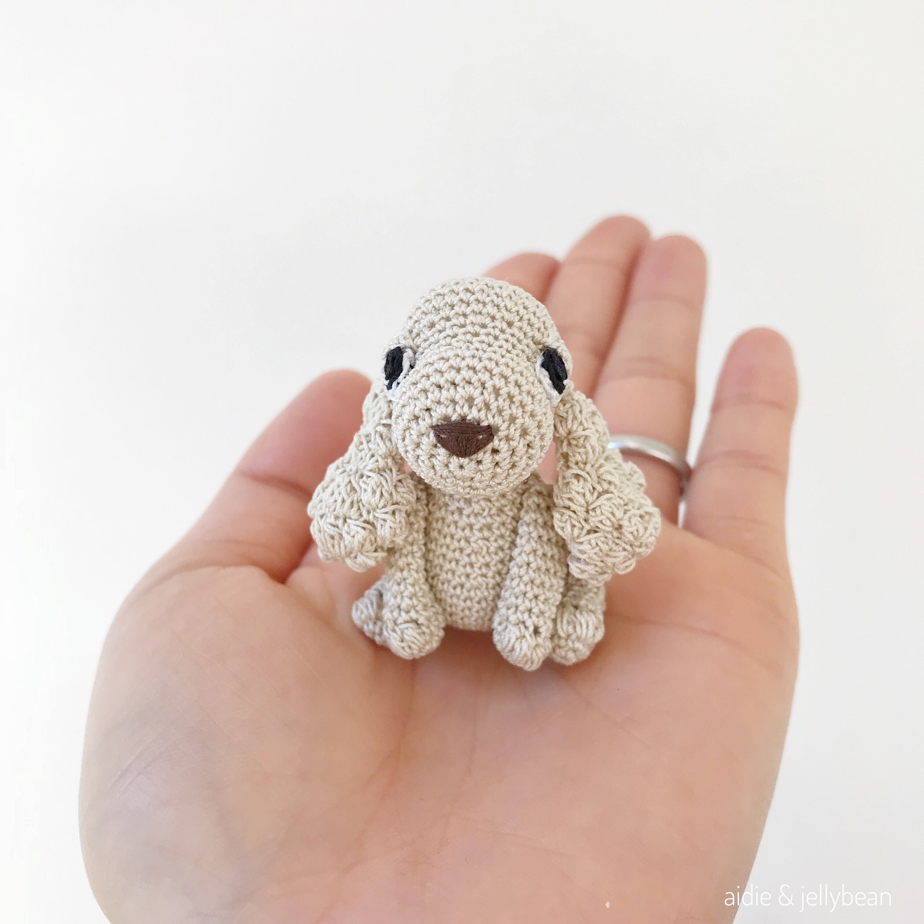 TINY SPANIEL Puppy Crochet Amigurumi Spaniel Spaniel | Etsy UK