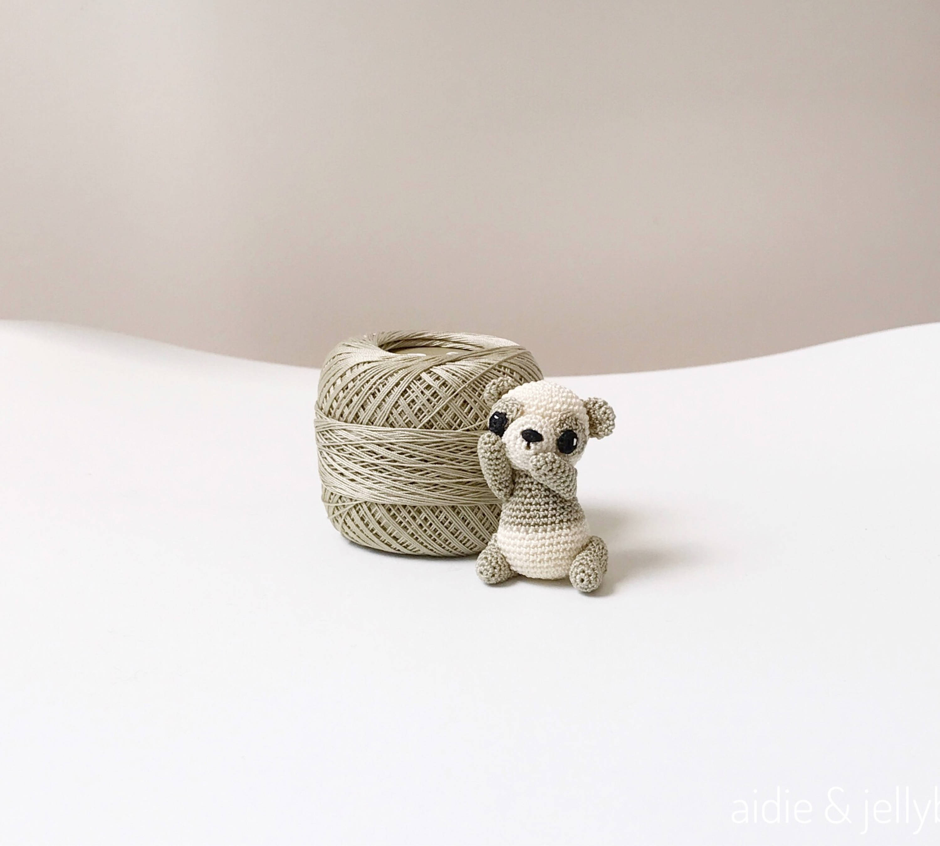 TINY PANDA crochet amigurumi panda small panda panda gift | Etsy