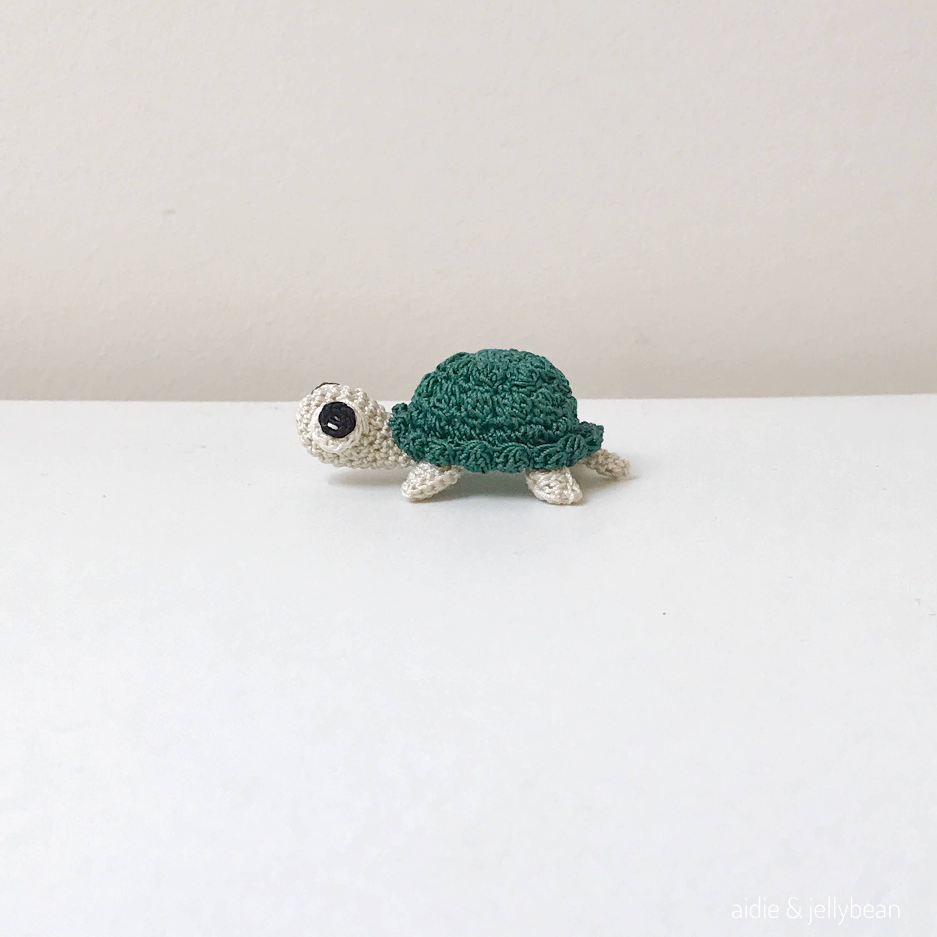 TINY TURTLE Crochet Amigurumi Small Turtle Turtle Gift | Etsy