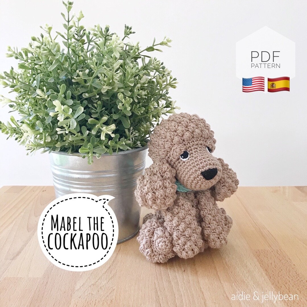 AMIGURUMI PATTERN/ Tutorial (english/español) Amigurumi Cockapoo Dog ...