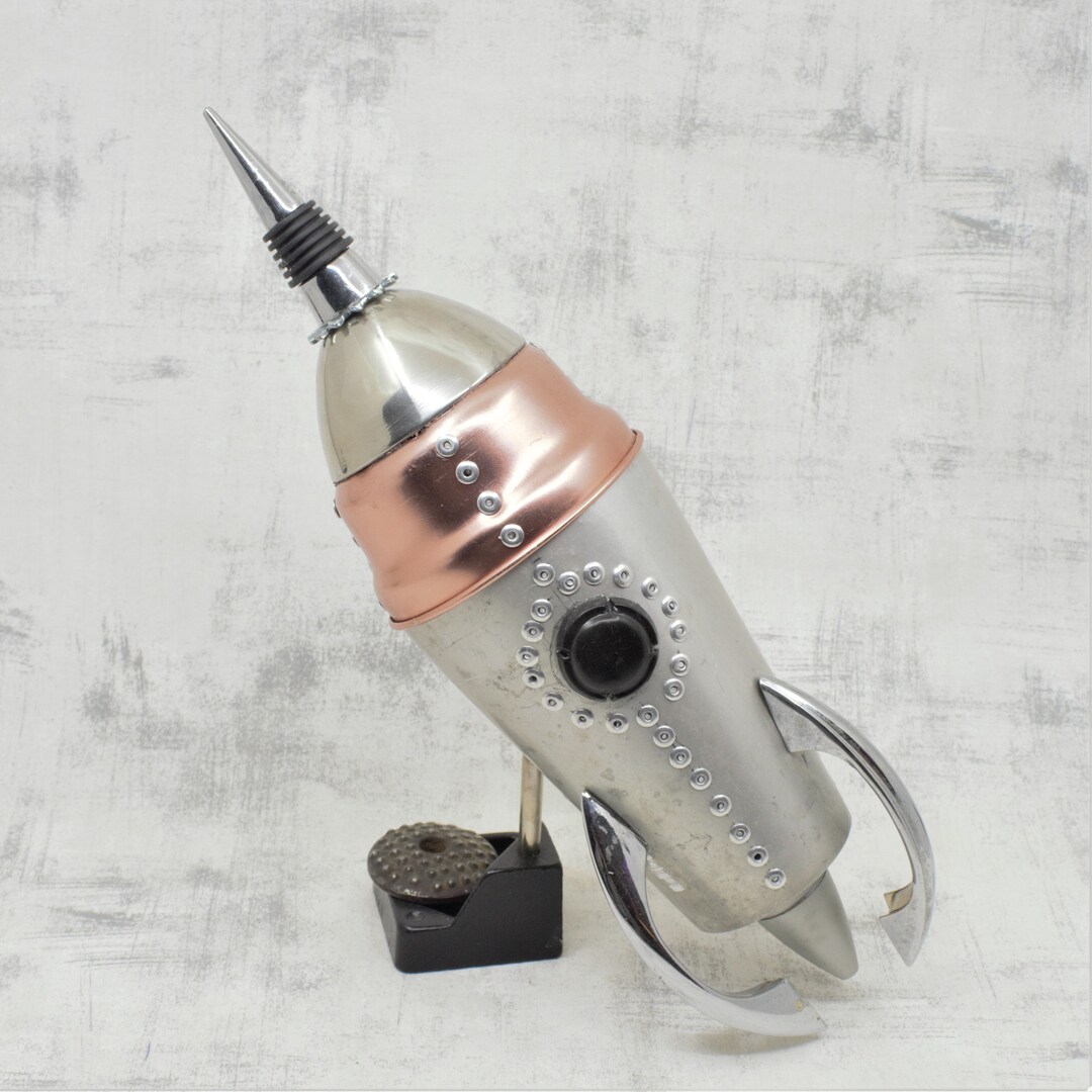 Rocket to Mars : Upcycled Junk Robot Space Ship - Etsy