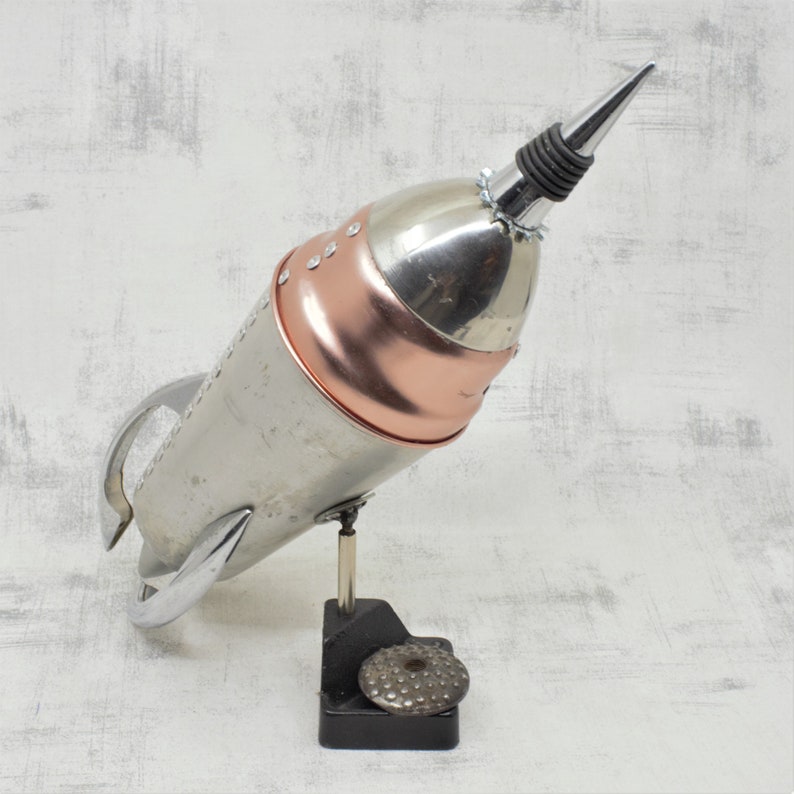 Rocket to Mars : Upcycled Junk Robot Space Ship - Etsy