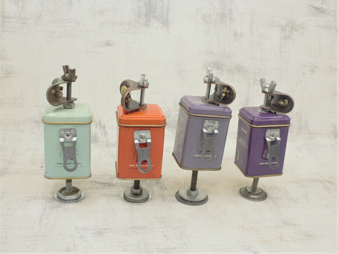 Tiny Tea Bots Made From Tiny Tea Tins Junk Robot Tea Lovers Gift - Etsy