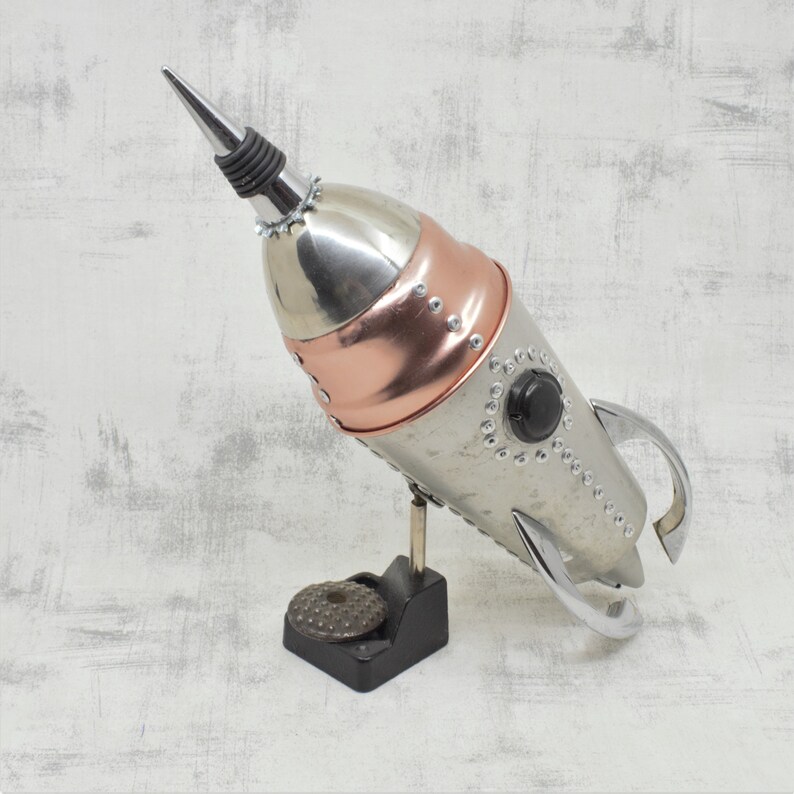 Rocket to Mars : Upcycled Junk Robot Space Ship - Etsy