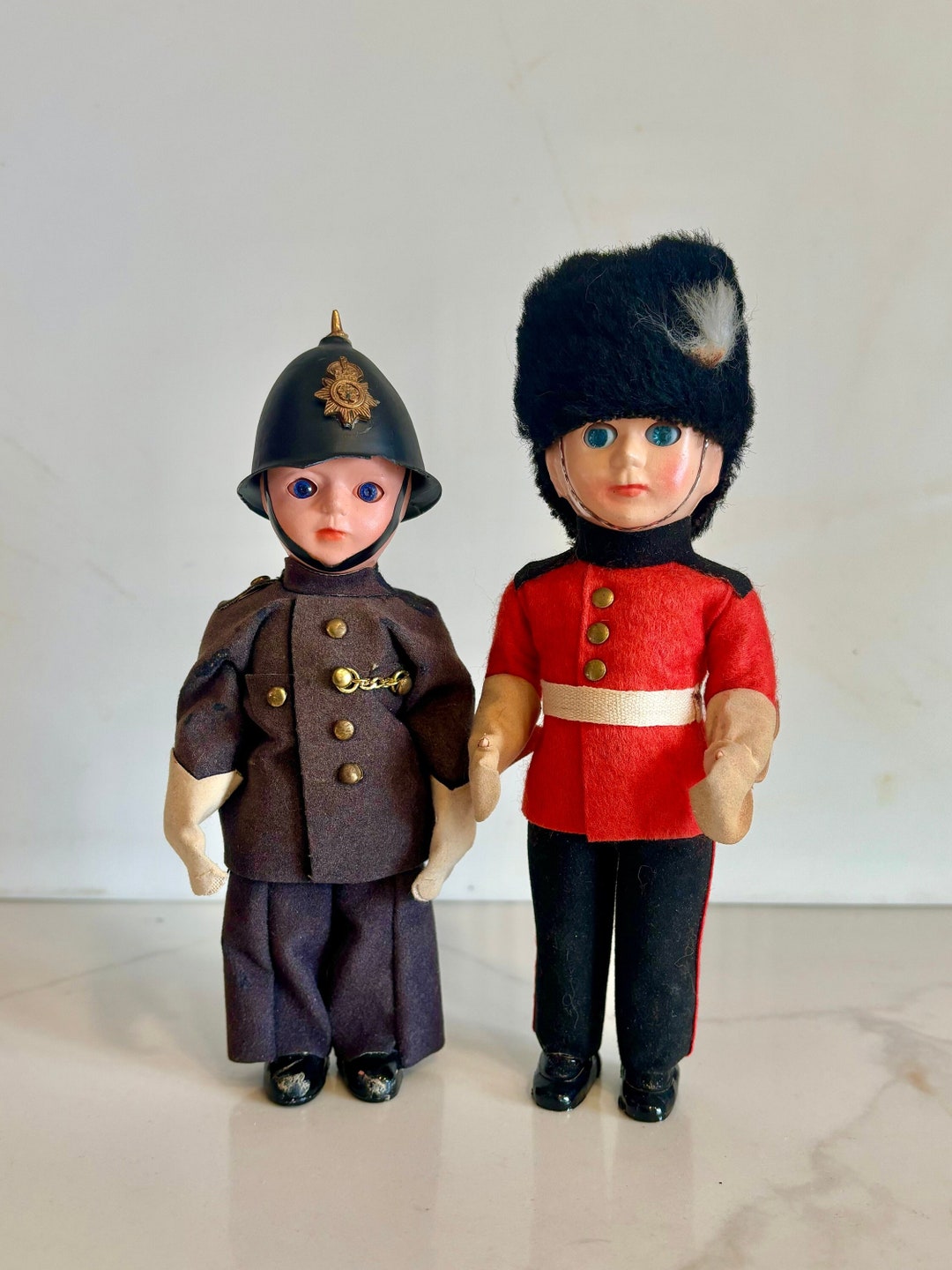Vintage British Soldier Dolls Bobby Police Officer and Queens Guard by ...