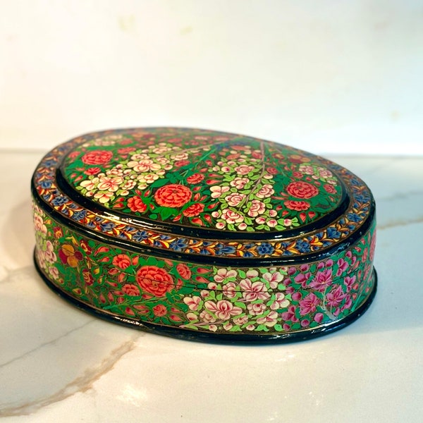 Kashmir Lacquer Box - Etsy