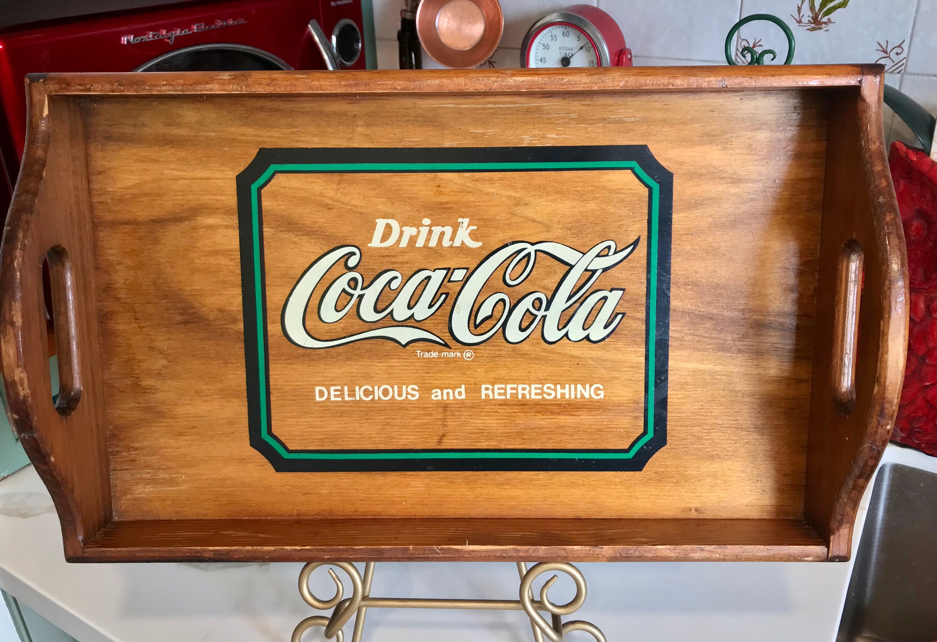 Vintage Coca Cola Wood Serving Tray or Wall Decor - Etsy