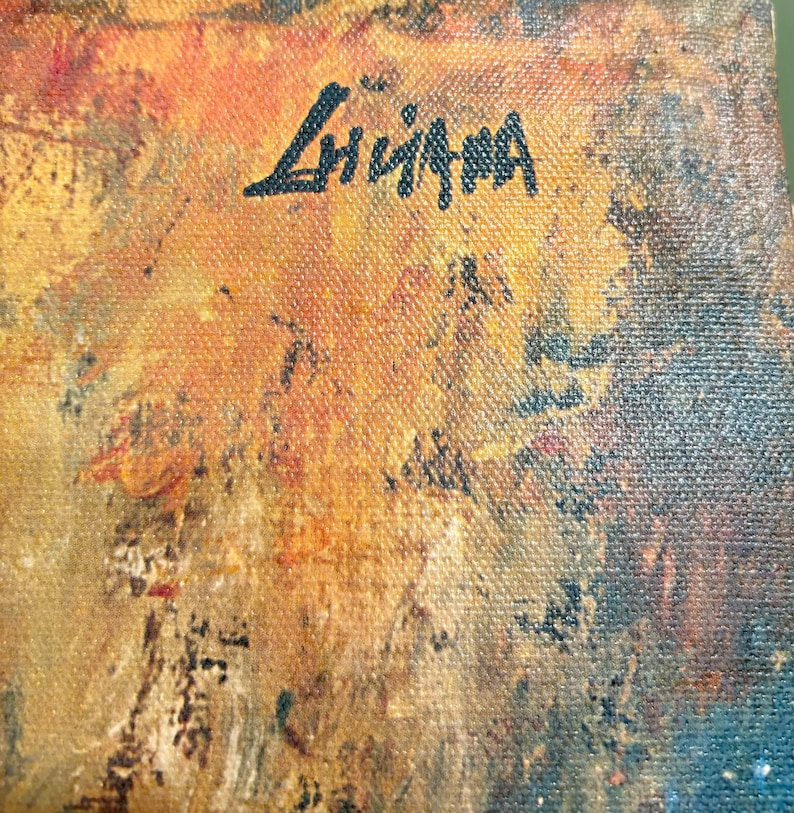 Vintage 1971 ballerina Oleograph Print on Canvas A.R.C.N.Y. - Etsy