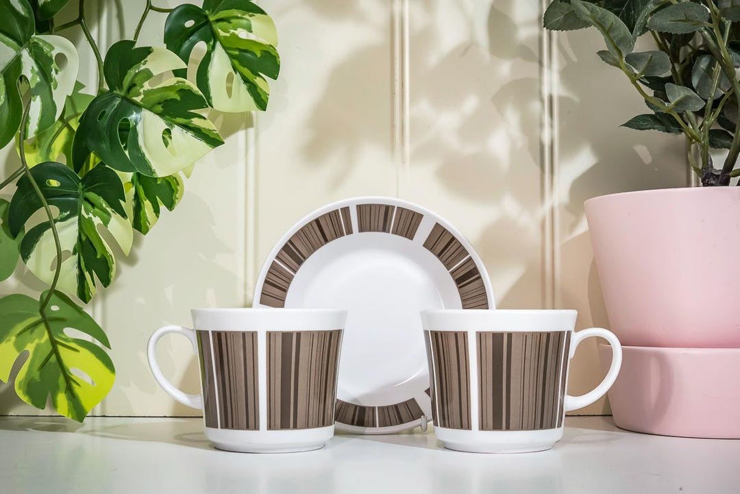 Vintage Noritake Cups and Bowl, Newel Pattern 9008, Made in Japan ...