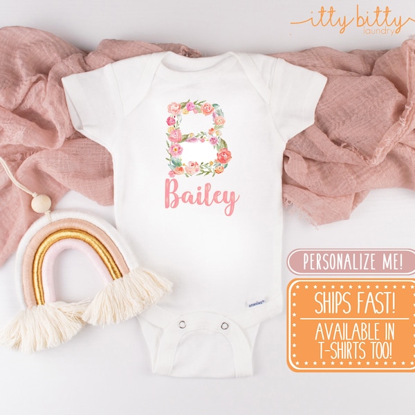Monogrammed Onesies - Etsy
