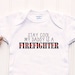 Stay Cool Firefighter Onesie® - Daddy Firefighter Onsie®, Thin Redline ...