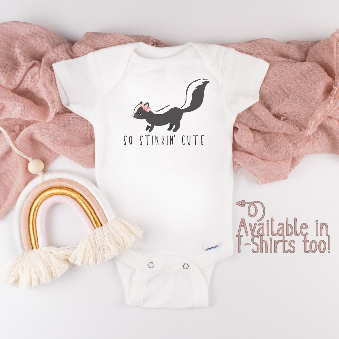 Skunk Onesie® - Cute Baby Body Suit - Baby Shower Gift - Funny Baby ...