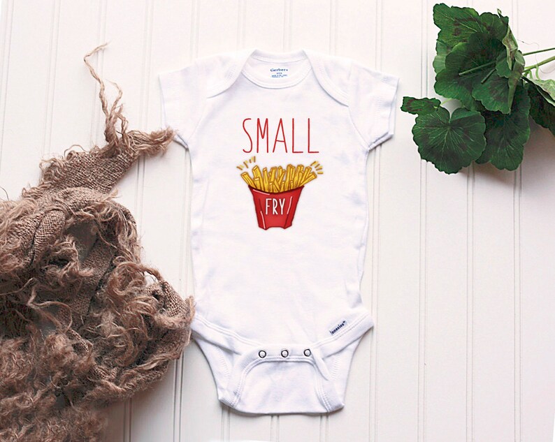 Small Fry Onesie® - French Fry Onesie®, Food Onesie®, Fast Food Onesie ...
