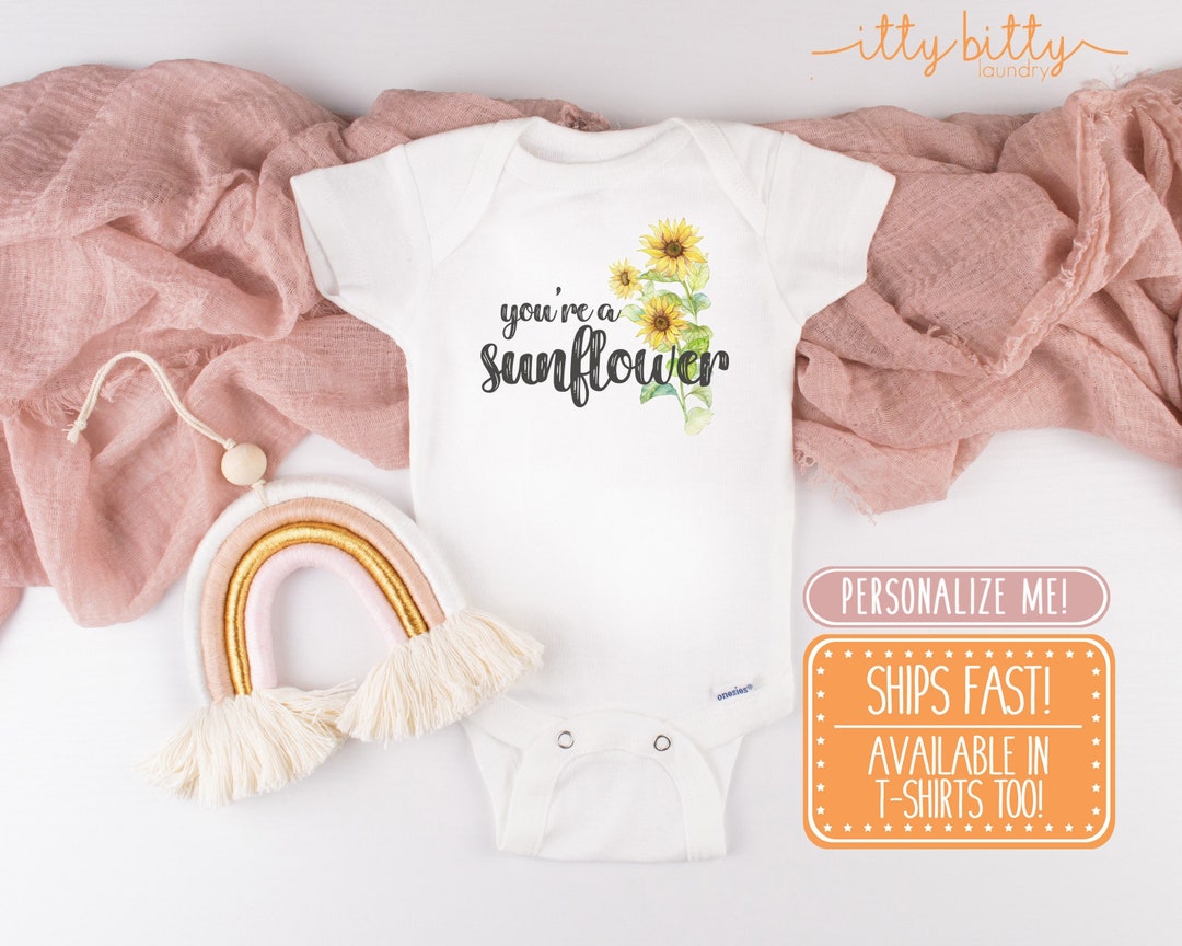 Sunflower Rap Onesie® - Gangsta Napper Onesie®, Sunflower Baby Onesie ...