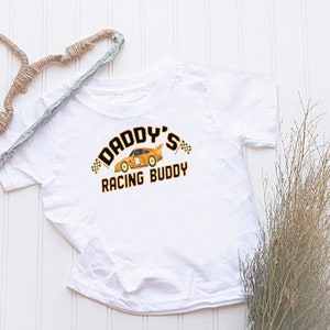 Daddy's Racing Buddy Onesie® - Sunday Race Onesie®, Racing Shirt ...
