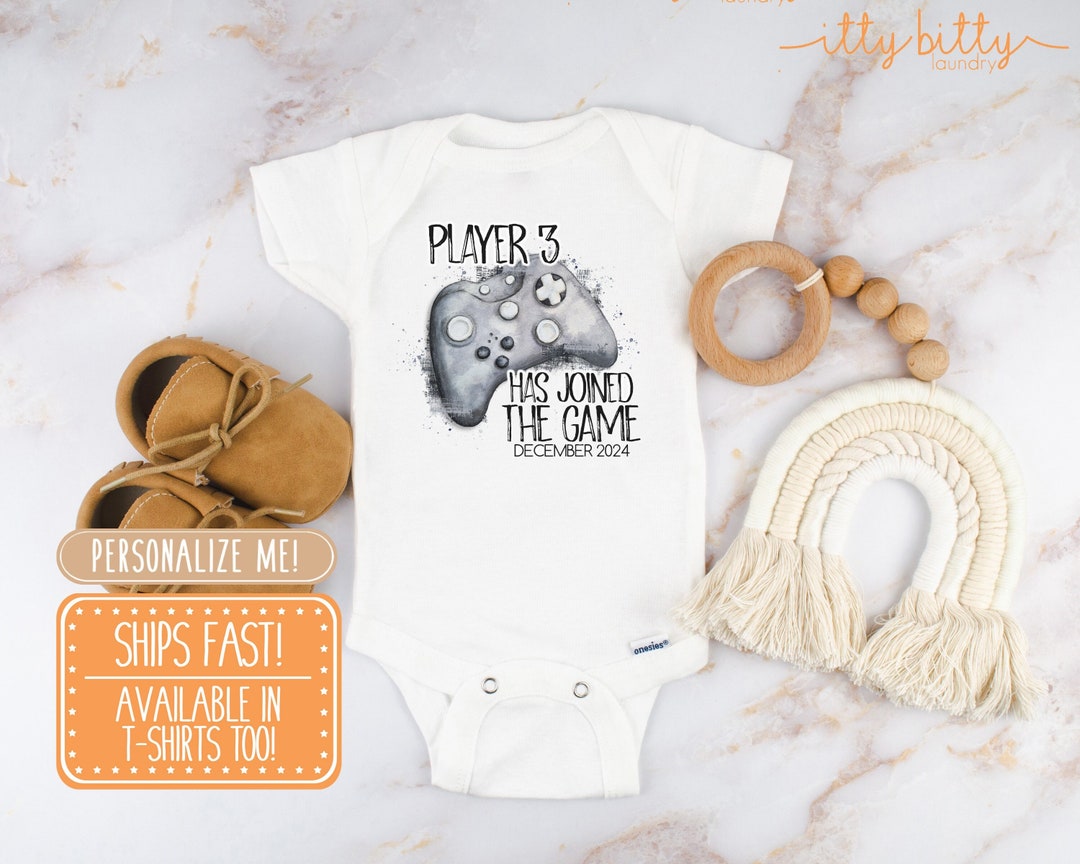 Player 3 Onesie® - Gamer Onesie®, Console Baby Onesie®, Video Game ...