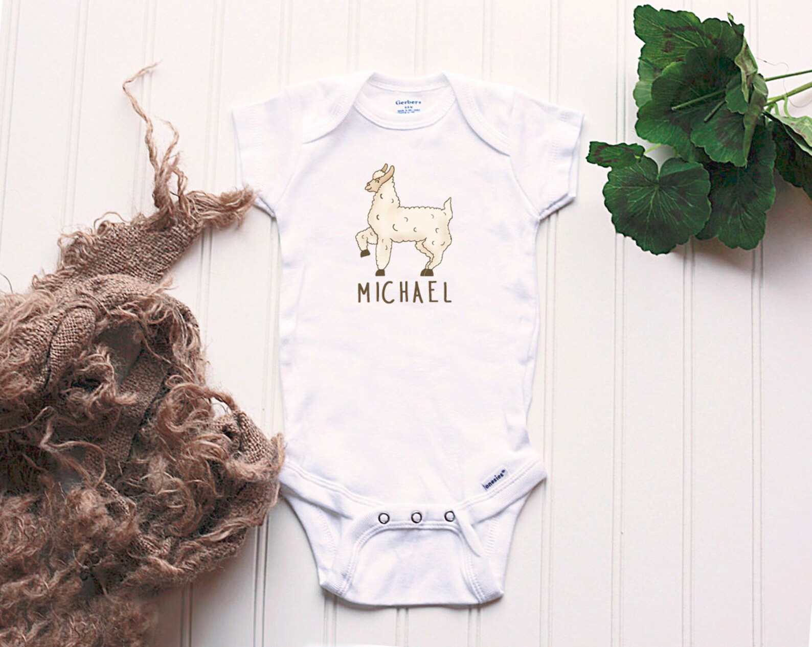 Llama Onesie® - Personalized Onesie®, Llama Baby Outfit, Take Home ...