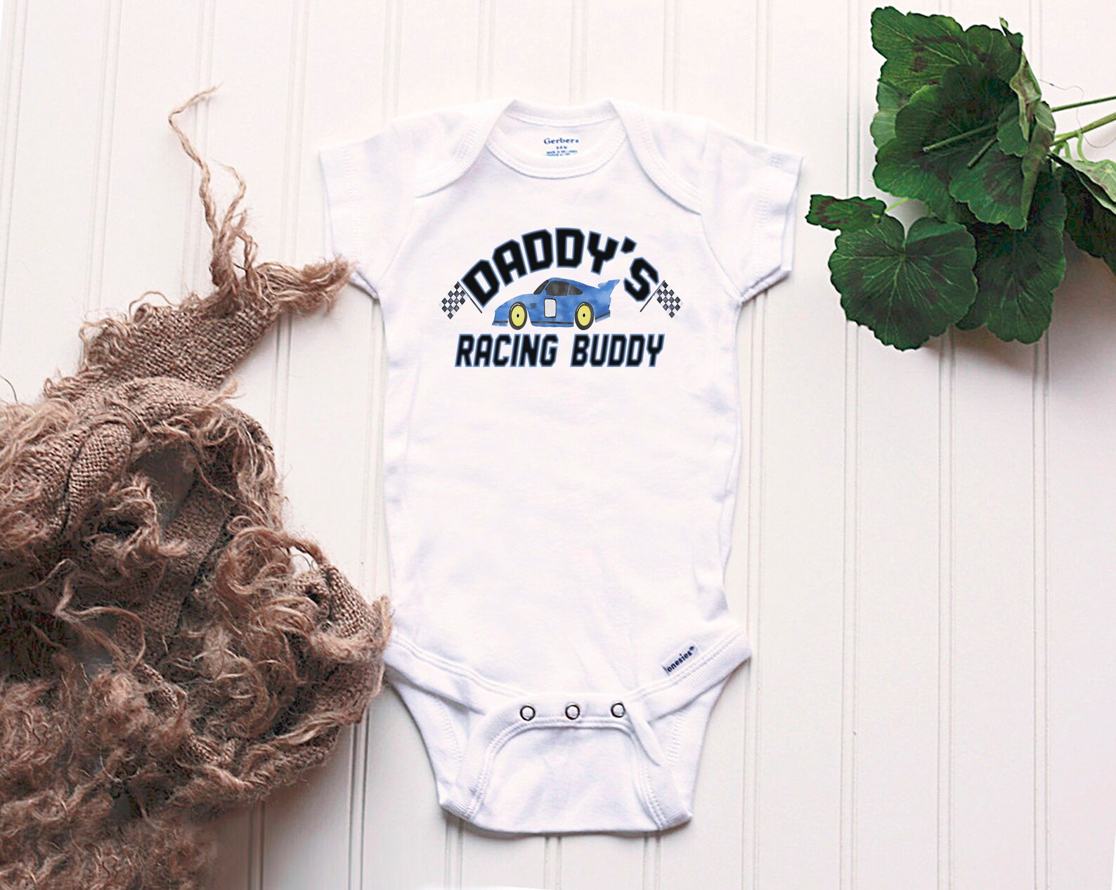 Daddy's Racing Buddy Onesie® Sunday Race Onesie® Racing - Etsy