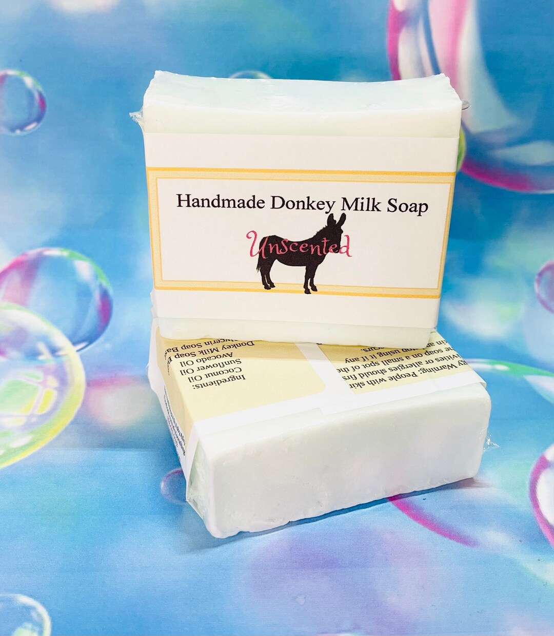Homemade Donkey Milk Soap Unscented - Etsy