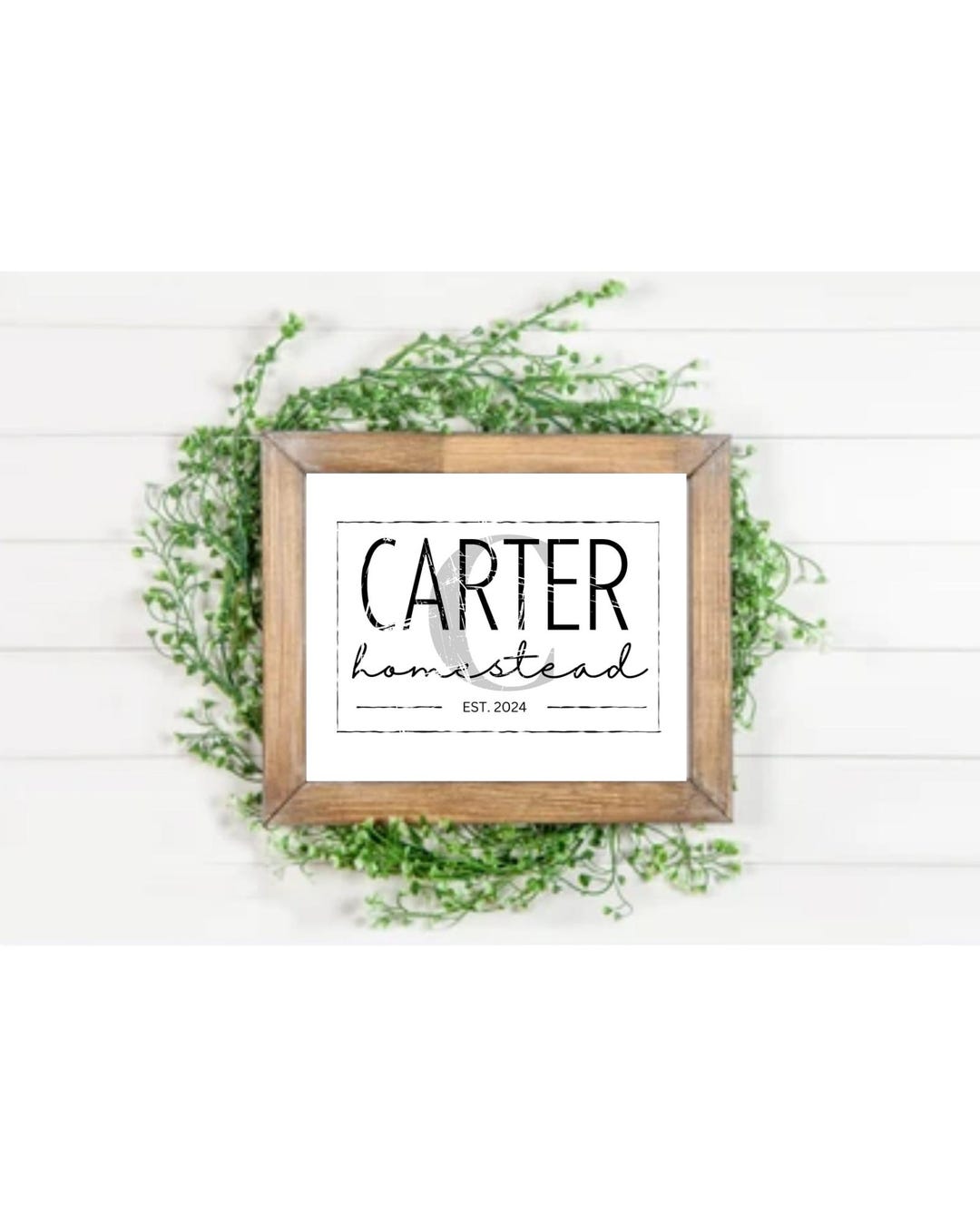The Carter-personalized Family Name Print Custom Digital Print ...