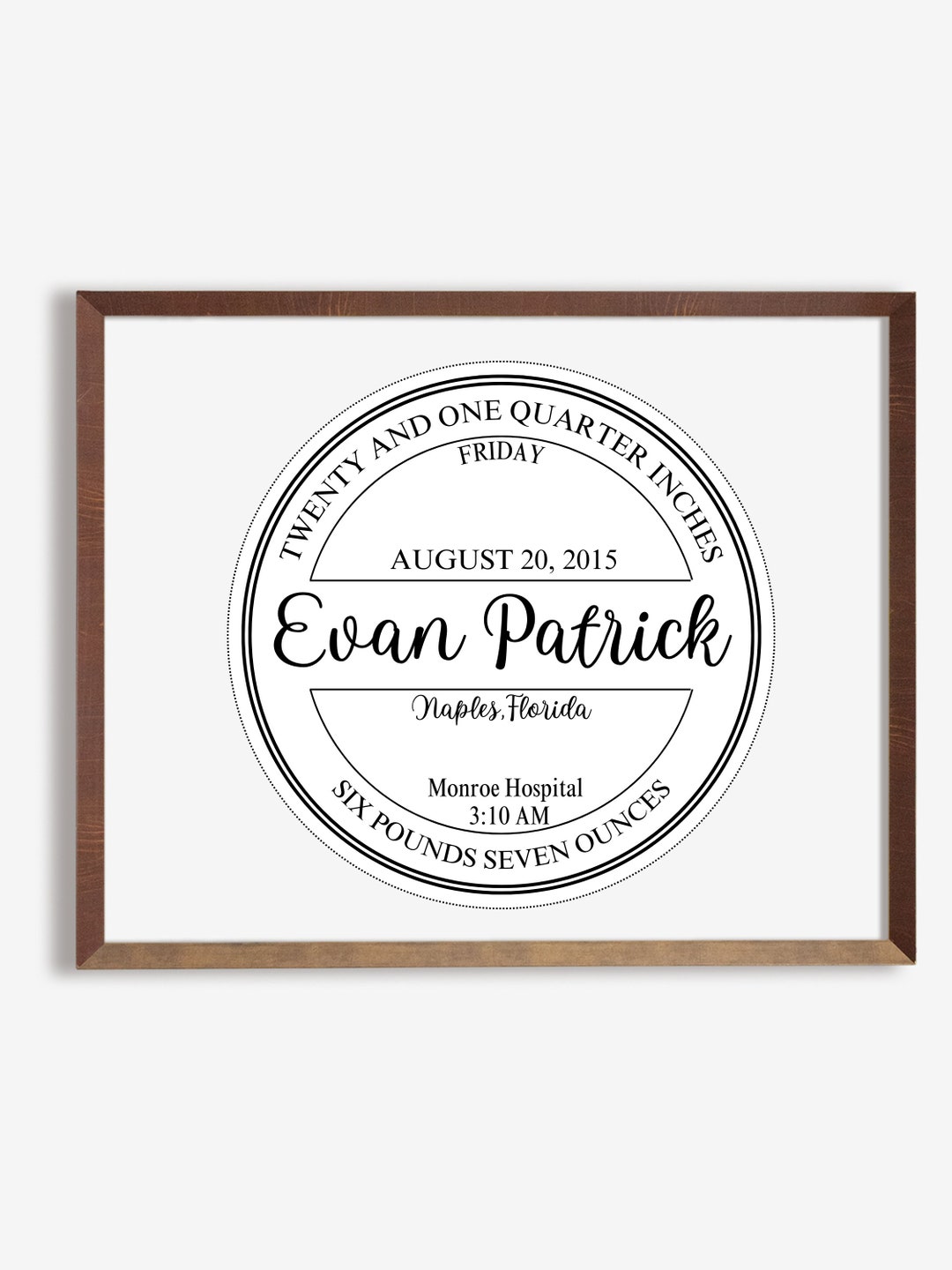 The Evan | Custom Baby Name | Personalized Nursery Room Wall Decor ...