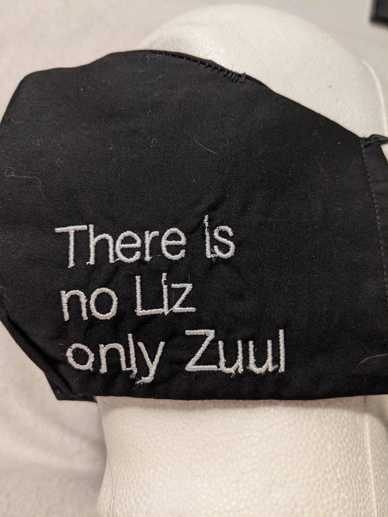 Custom Zuul/ghostbusters Face Mask - Etsy