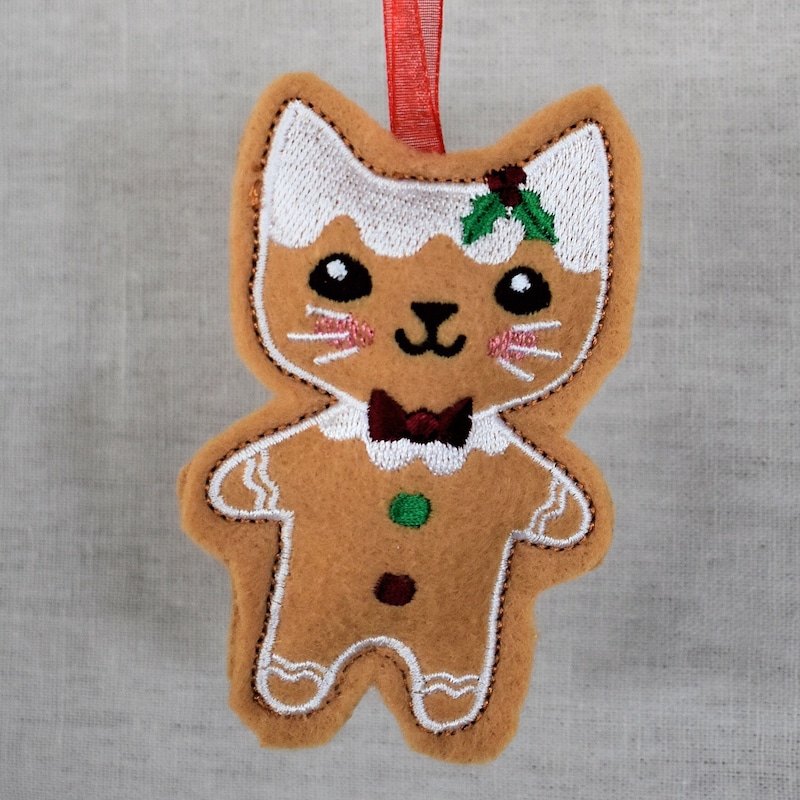 Gingerbread Cat - Etsy