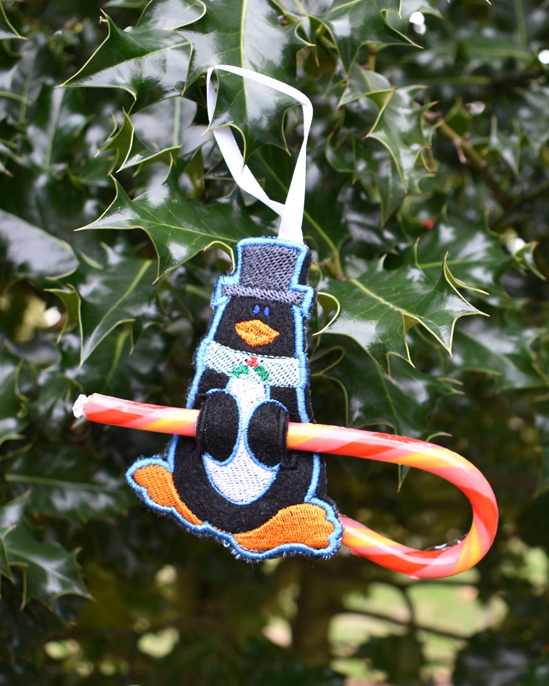 Penguin Candy Cane Holder - Etsy