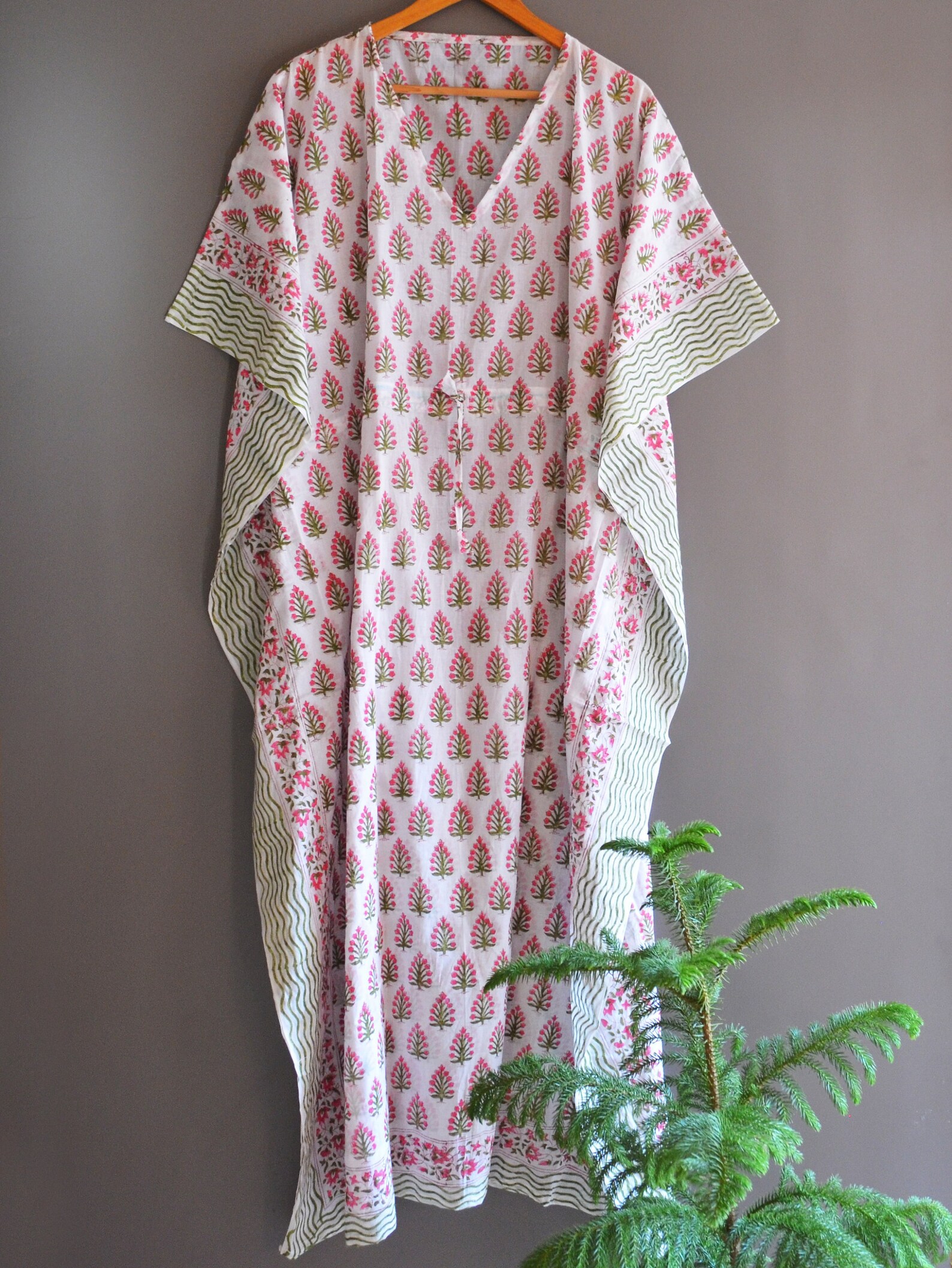 New Indian Cotton Caftan, Woman Formal Party Wear, Caftan Long and ...