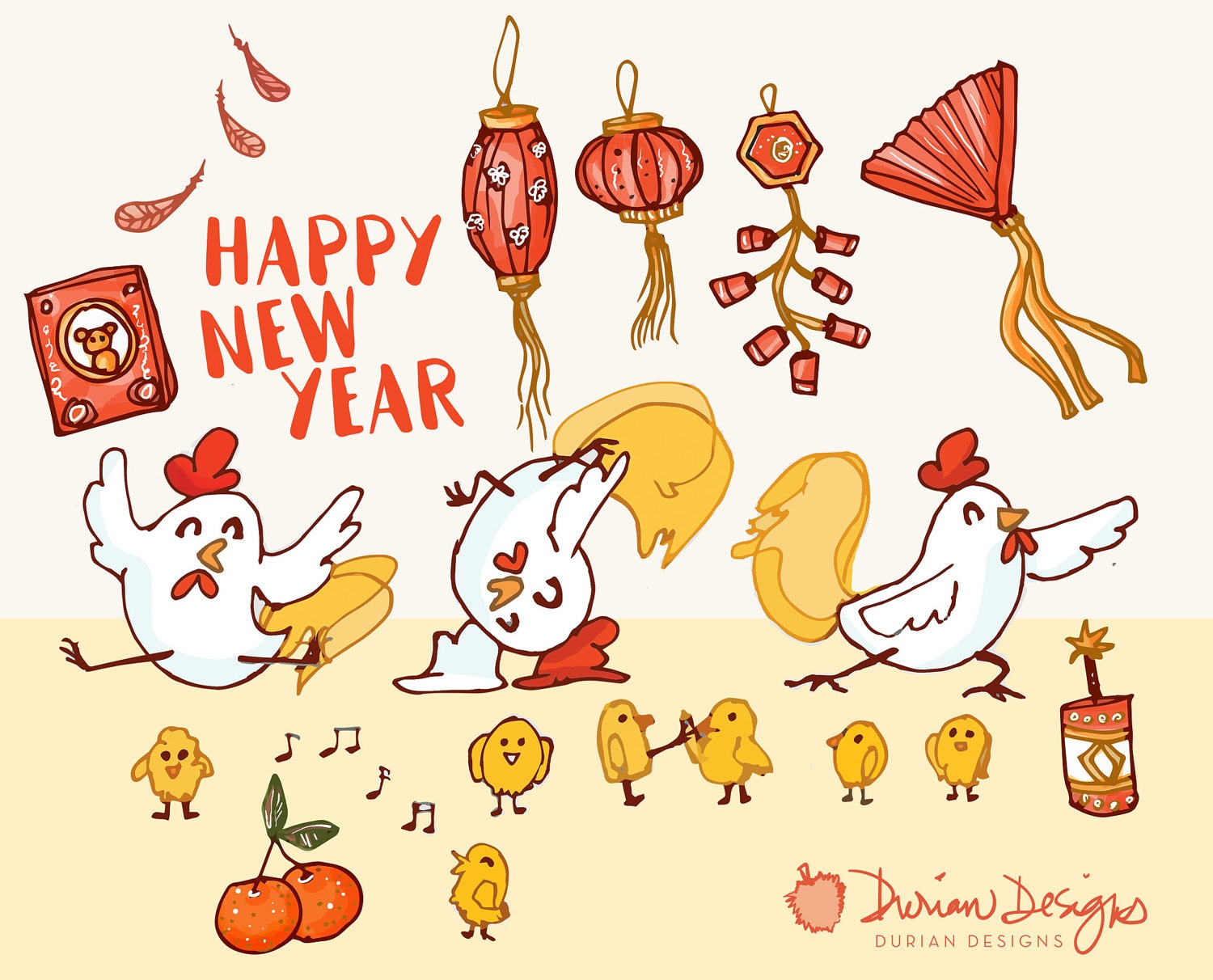 Chinese Firecrackers Clipart