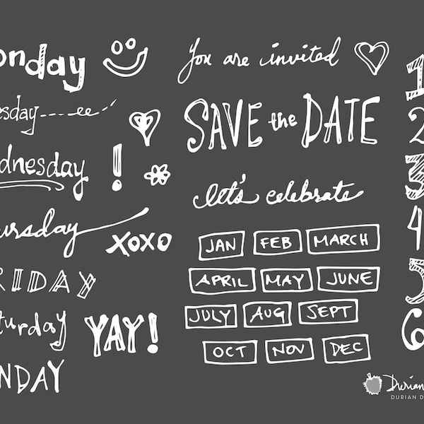 Save the Date Transparent Overlay - Etsy