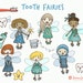 Tooth Fairies Clipart Commercial Use, Girl Fairy, Teeth Floss ...