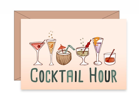 Retro Cocktail Party Art