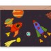 Outer Space Planets and Rockets Clipart, Commercial Use, Solar System ...