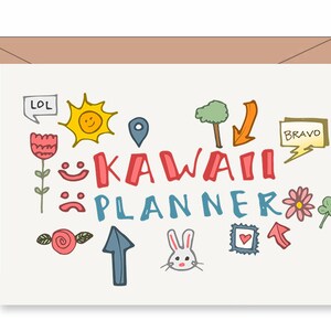 Planner Digital Stickers Clipart Commercial Use, Hand Drawn Doodles ...