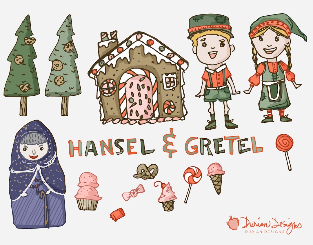 Hansel and Gretel Clipart Commercial Use, Witch, Children, Fairy Tale ...