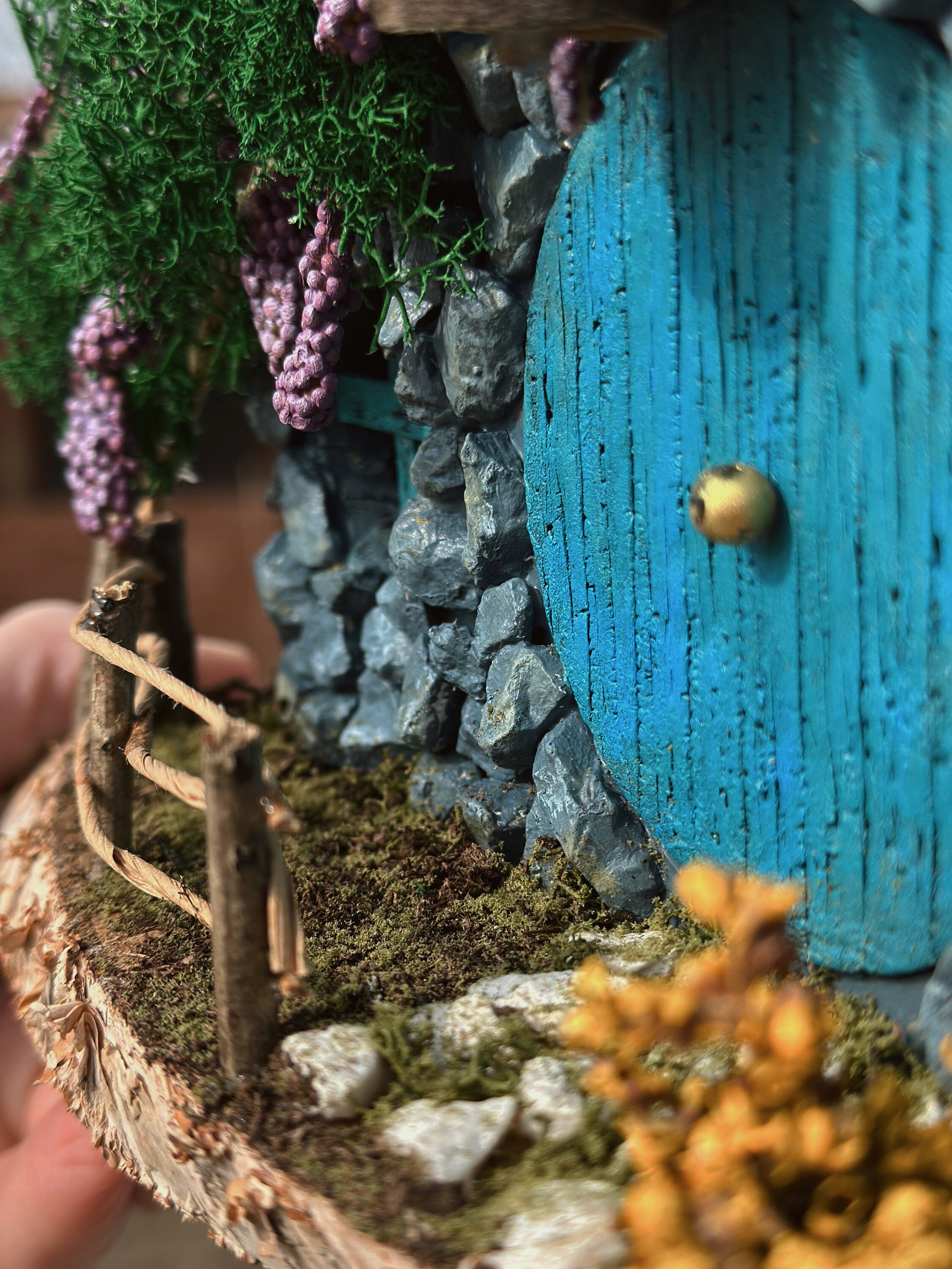 Hobbit House Bilbo's House LOTR Diorama Hobbit Diorama Fantasy Hut ...